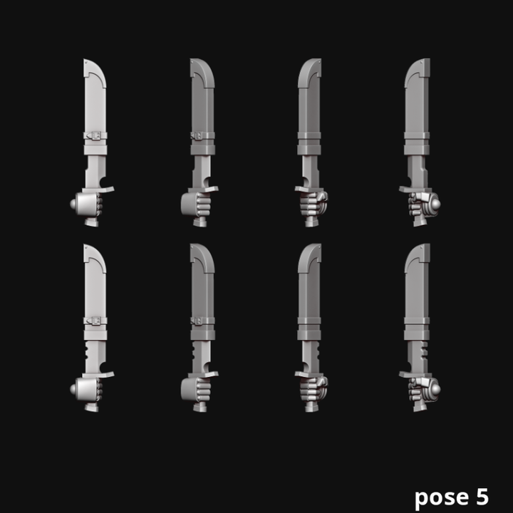 3D Printable Voidguard Exo-Core marine weapon kit - sword, sheath by ...