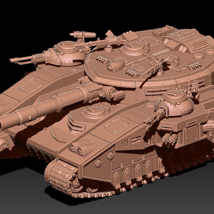 3D Printable Feudal Guard - Super Battle Tank by The Makers Cult
