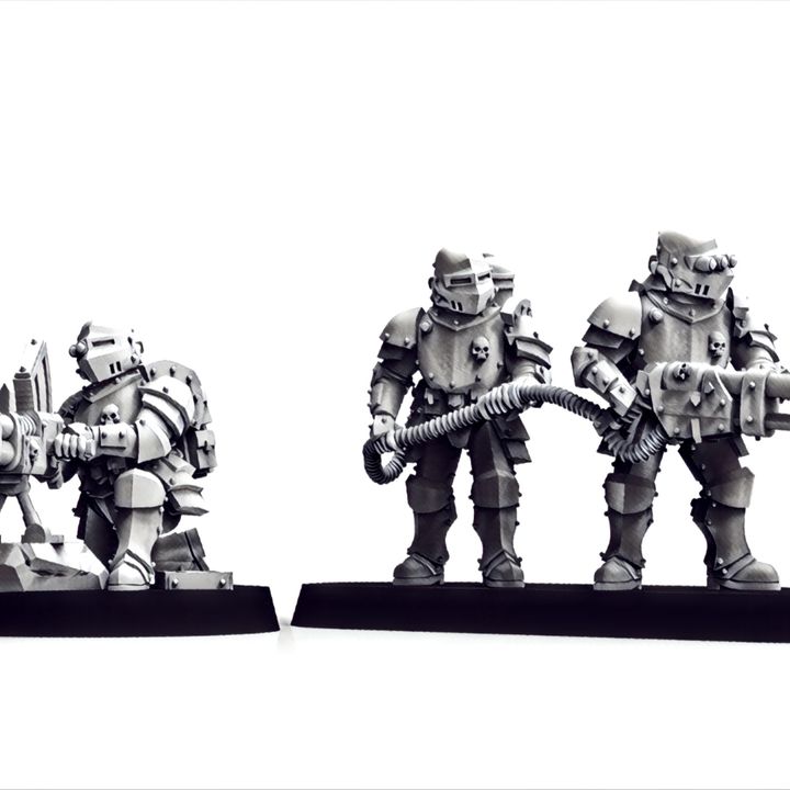 3D Printable Feudal Guard - Elite Special Weapon team by The Makers Cult