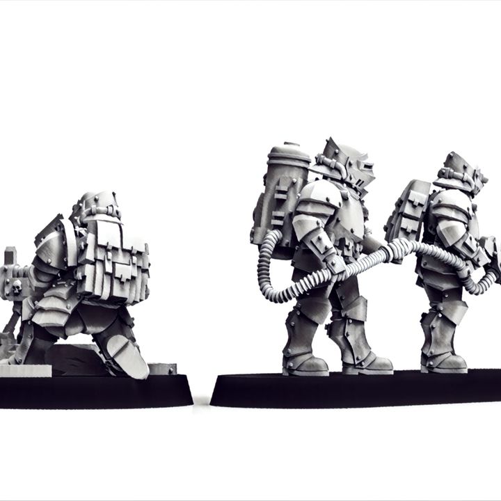 3D Printable Feudal Guard - Elite Special Weapon team by The Makers Cult