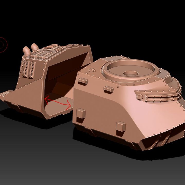 3D Printable Feudal Guard - Battle Tank by The Makers Cult