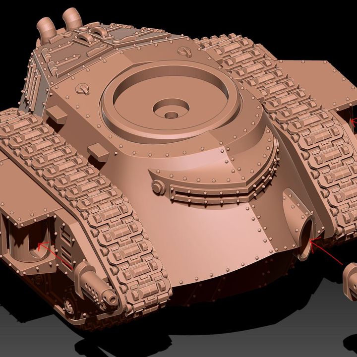 3D Printable Feudal Guard - Battle Tank by The Makers Cult