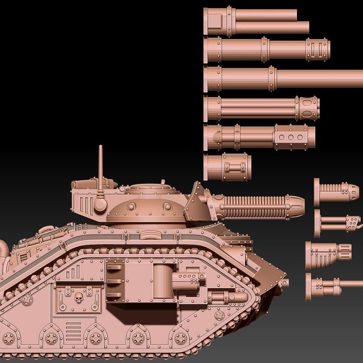 3D Printable Feudal Guard - Battle Tank by The Makers Cult