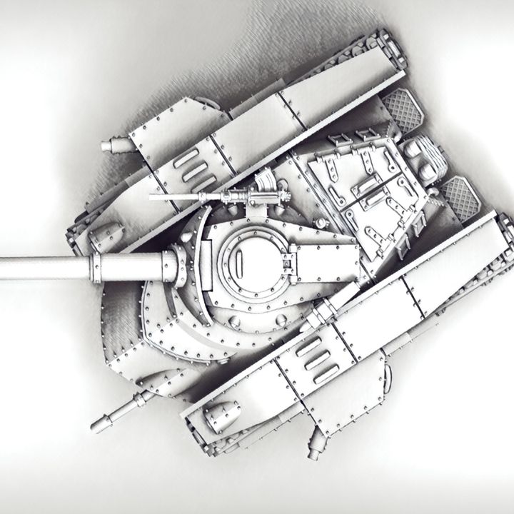 3D Printable Feudal Guard - Battle Tank by The Makers Cult