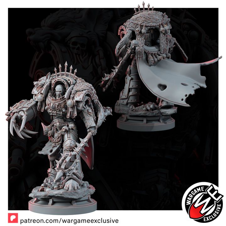 3D Printable CHAOS PRIME THE MASTER OF HERESY by Wargame Exclusive