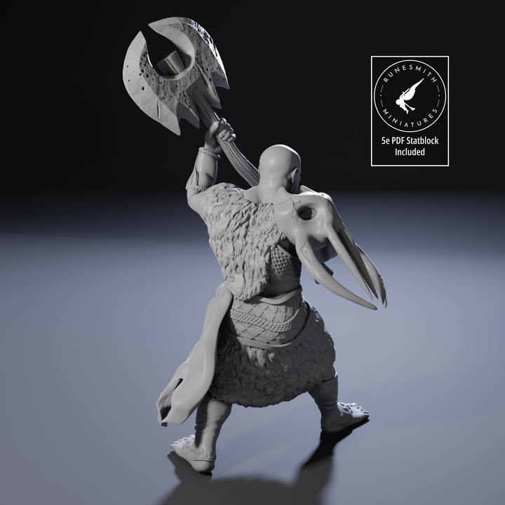 3D Printable Jotnar Pose 1 by Runesmith Miniatures