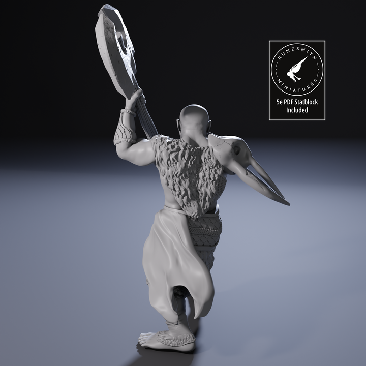 3D Printable Jotnar Pose 1 by Runesmith Miniatures