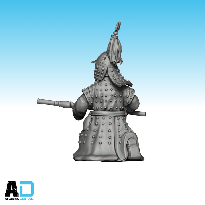 3D Printable Joseon in Dujeong-Gap Armor with Hand Cannons by Wargames ...