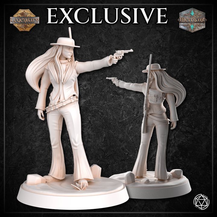 3D Printable Western Elf Gunslinger (Action Pistol) by M3DM