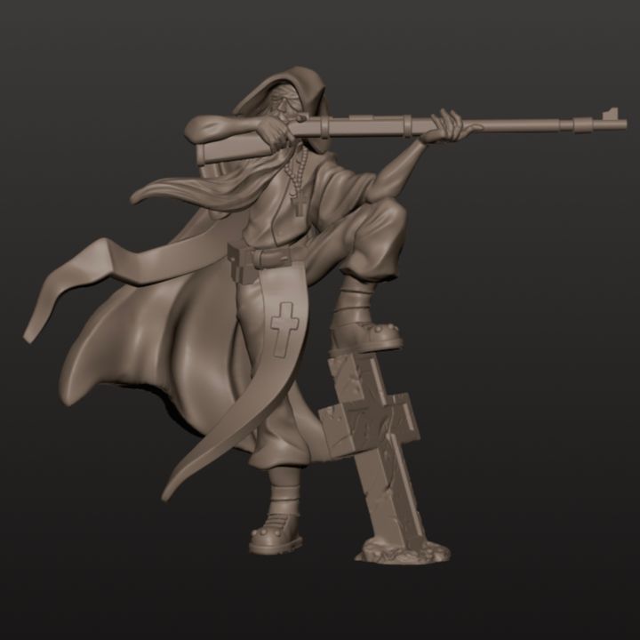 3D Printable Sniper Padre by Matt Difa