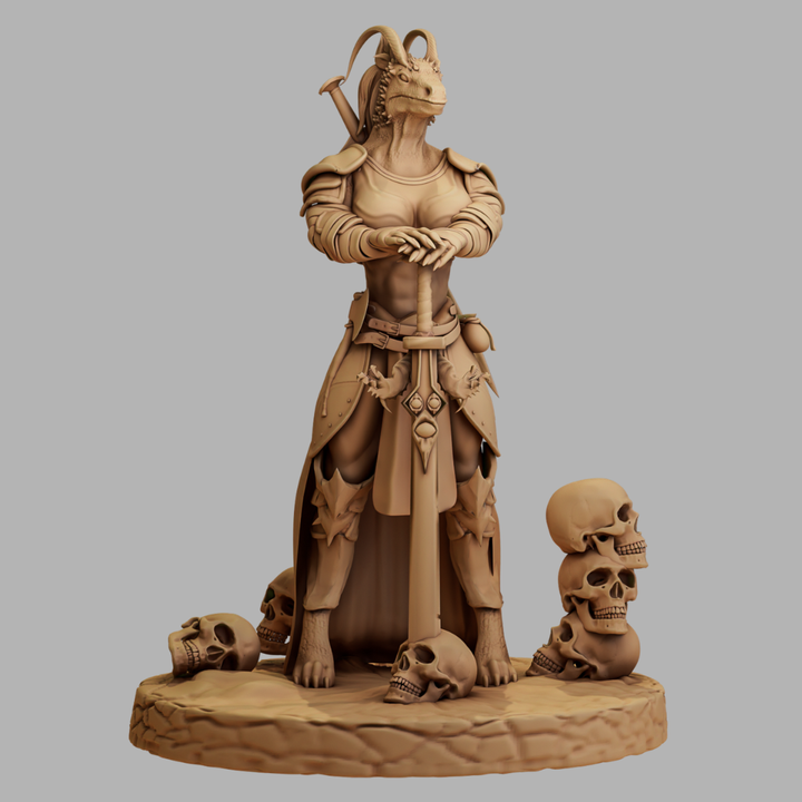 3D Printable Dragonborn General – 3D Printable STL | 32mm & 72mm by ...