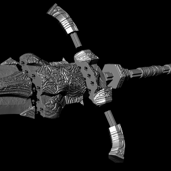 3D Printable GREATSWORD OF ARTORIAS Life Size STL Fan Art Model by ...