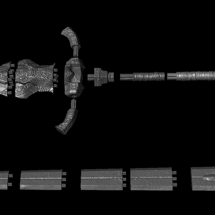 3D Printable ULTIMATE PACK ARTORIAS Greatsword And Greatshield Life ...