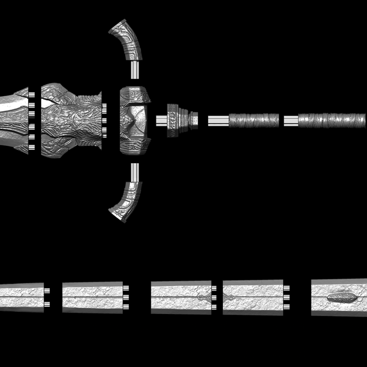 3D Printable ULTIMATE PACK ARTORIAS Greatsword And Greatshield Life ...