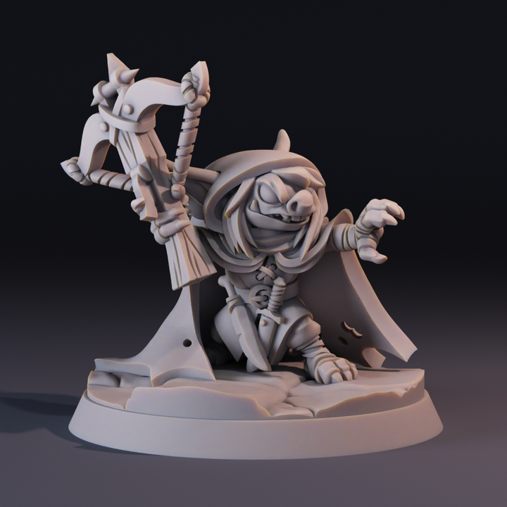 3D Printable Goblin Arcane Trickster Hero by Michael Evans