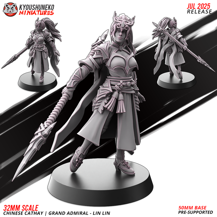 3D Printable Grand Admiral - Lin Lin | Chinese Cathay by Kyoushuneko ...