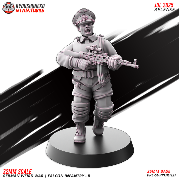 3D Printable German Weird War | Falcon Infantry - A ww2 by Kyoushuneko ...