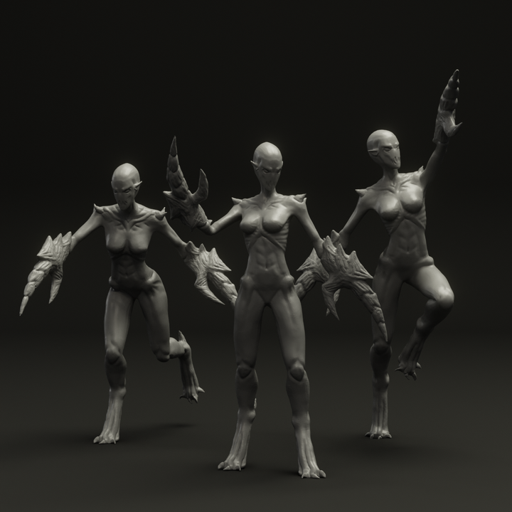 3D Printable Ghouls of Perfection by Apocalyplant