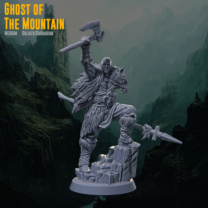 3D Printable Ghost of the Mountain by Claymore Miniatures