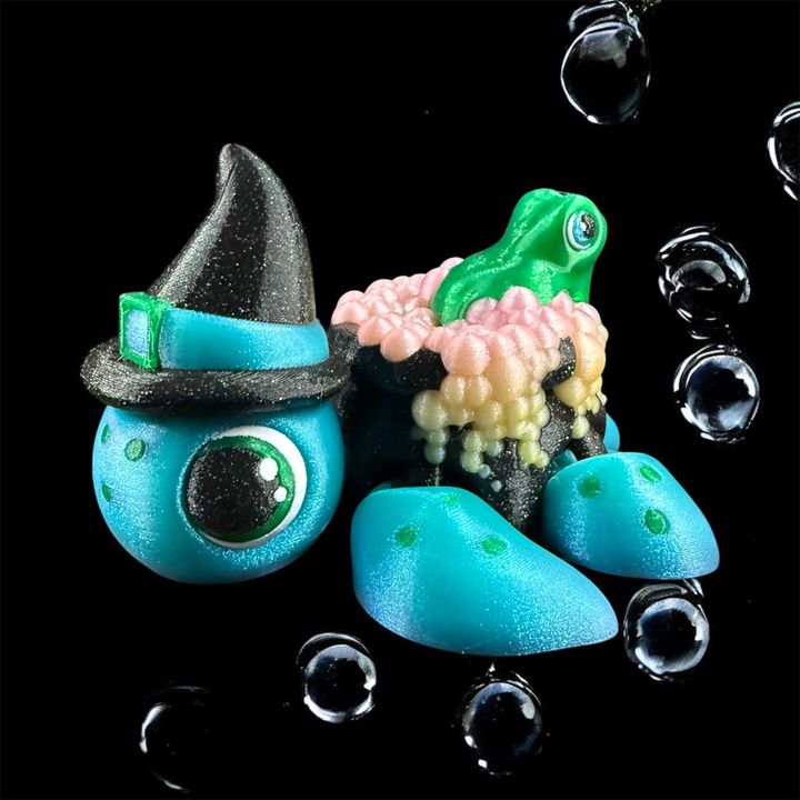 3D Printable Witch Turtle by Rebel Alicorn Designs