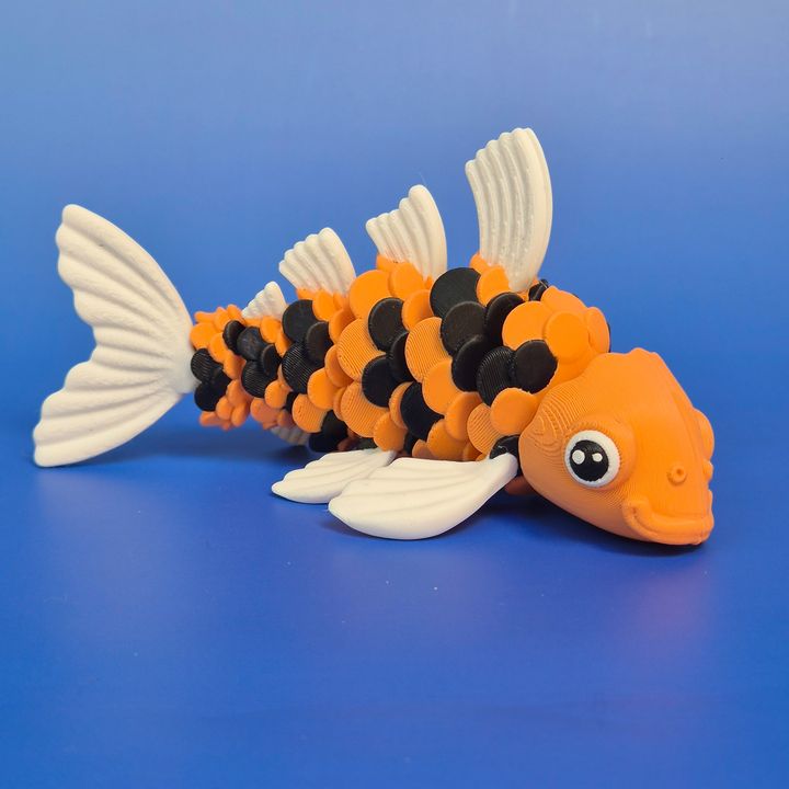3D Printable FISH, FLEXI, ARTICULATED by Rogi Studios