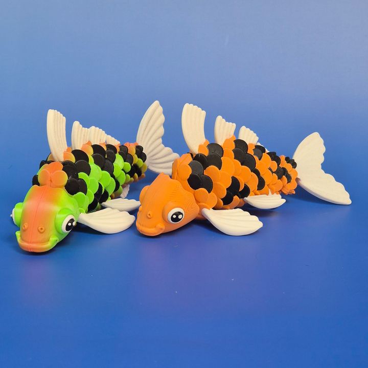 3D Printable FISH, FLEXI, ARTICULATED by Rogi Studios