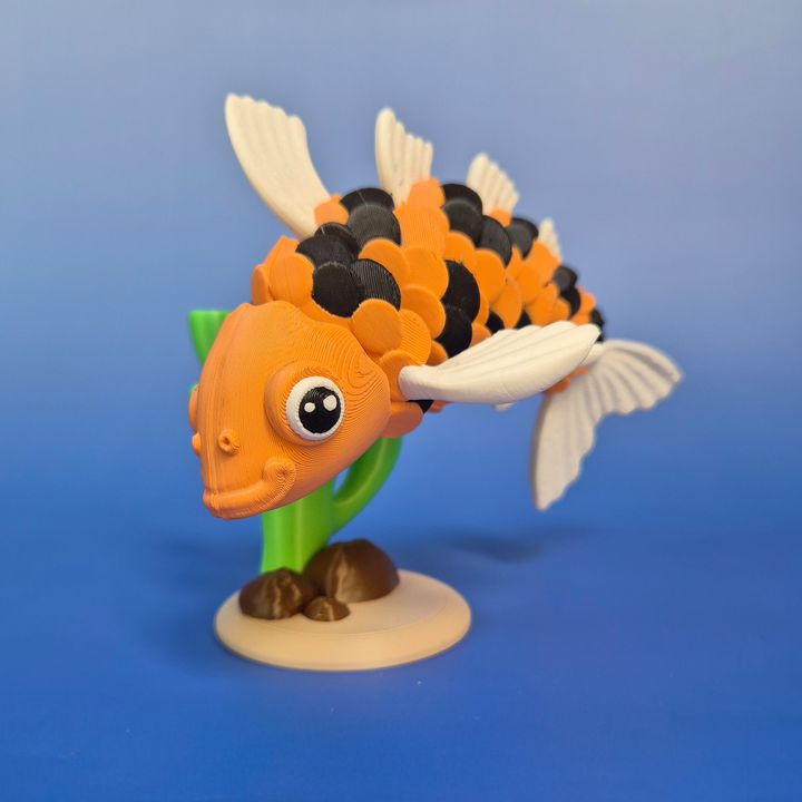 3D Printable FISH, FLEXI, ARTICULATED by Rogi Studios