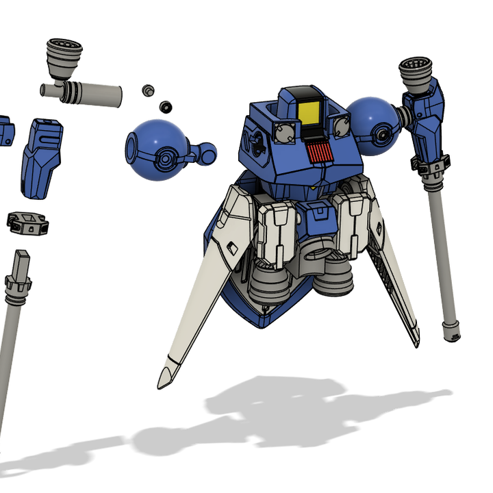 3D Printable Leo D Unit Model kit by Battle Boss