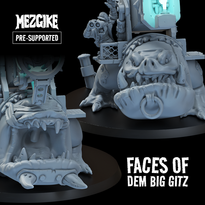3D Printable Runt big gunz mob 'A' (pre-supported) by MEZGIKE