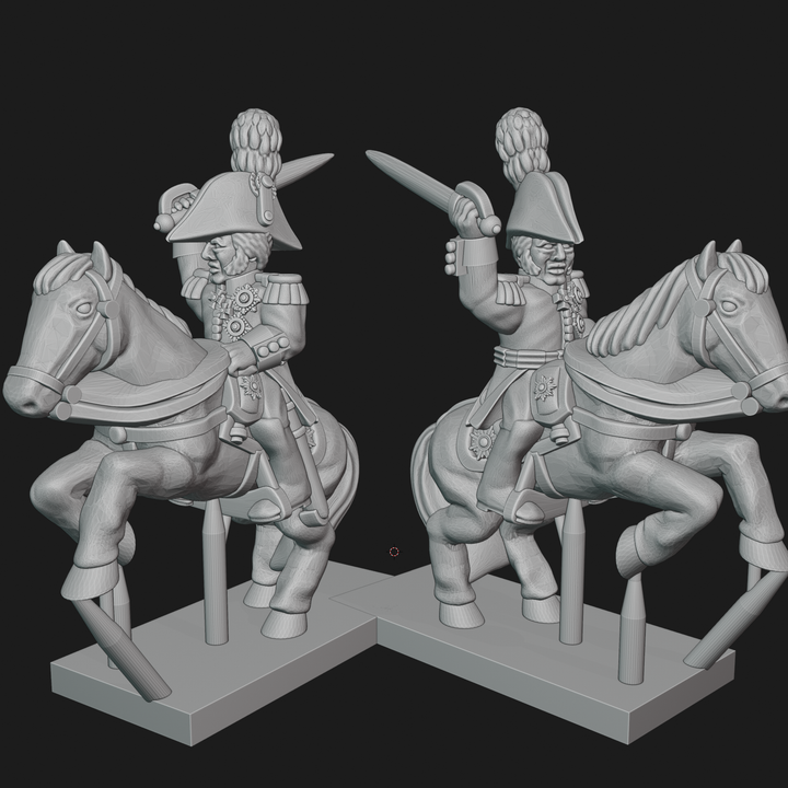 3D Printable 6-15mm Nikolai Raevsky NAP-RU-28 by Turner Miniatures