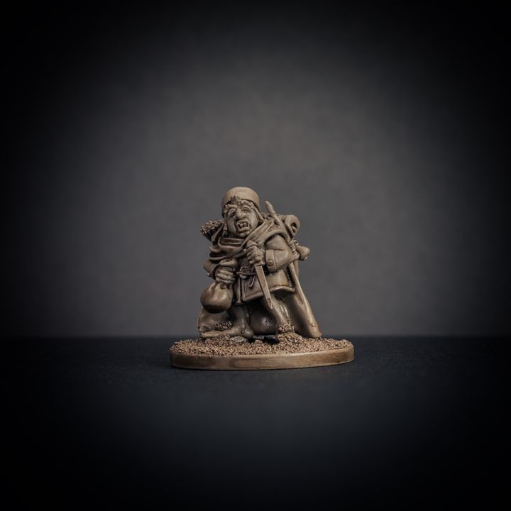 3D Printable Halfling Cook by Knucklebones Miniatures