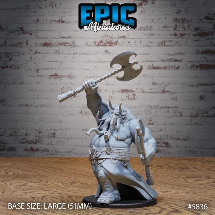 3D Printable Elder Tusk Victory / Giant Entity / Astral Flayer Creature ...