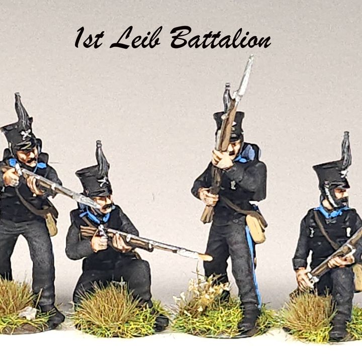 3D Printable Napoleonic Brunswick Leib Battalion Firing by David ...