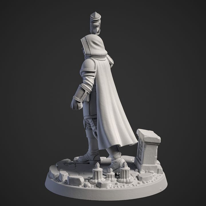 3D Printable Cleric Warpriest by Iron-Mesh-3D