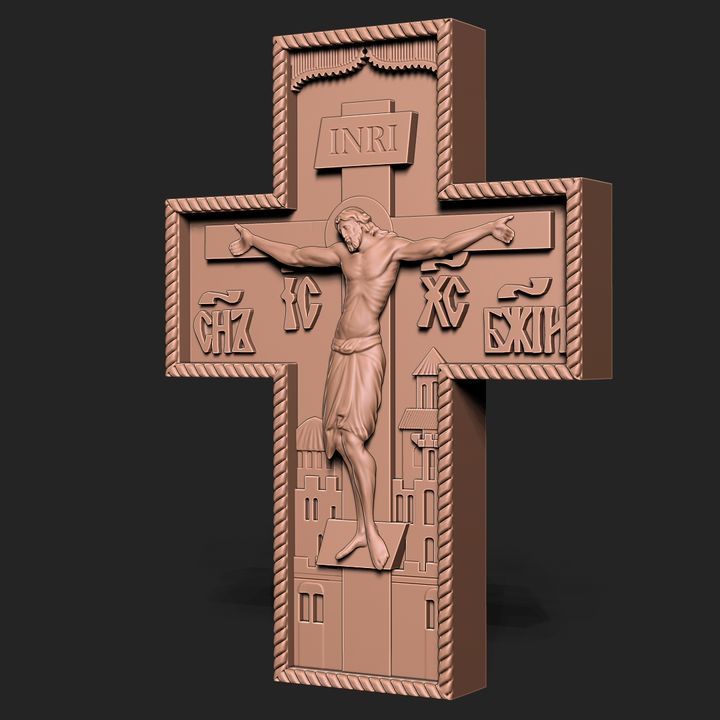 3D Printable JESUS ON THE CROSS 3D print model by yugesh sandhi