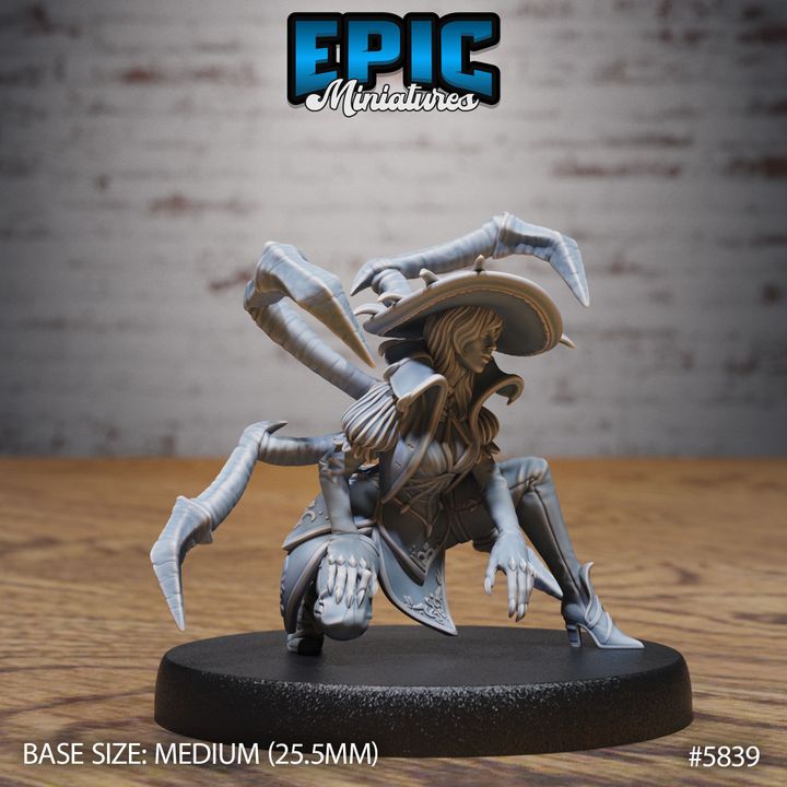 3D Printable Spider Lady Set / Arachnid Entity / Astral Flayer Creature ...