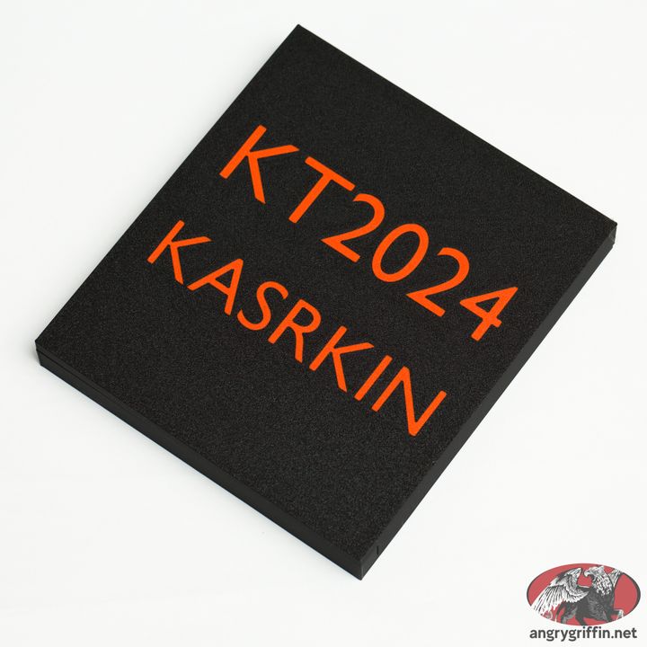 3D Printable Kill Team Organiser and Storage STL: Kasrkin by Jim