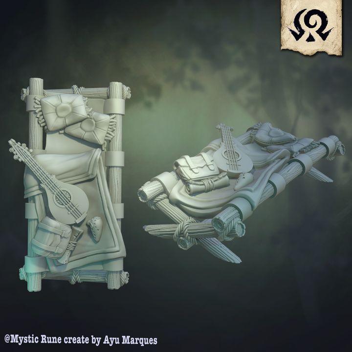 3D Printable Bed Bard by Mystic Rune