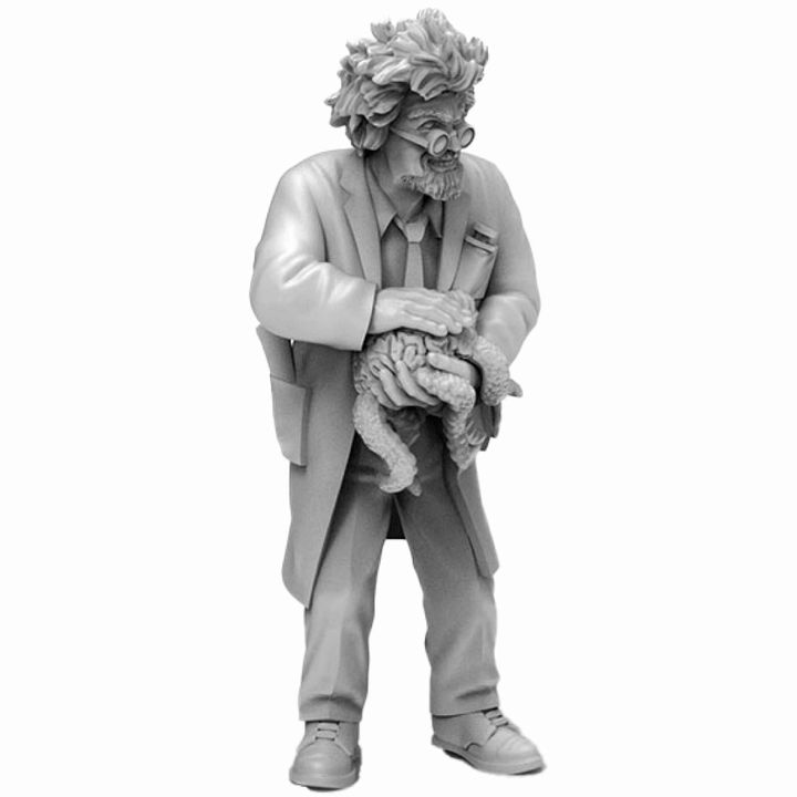 3D Printable Mad Scientist by Karl Perrotton