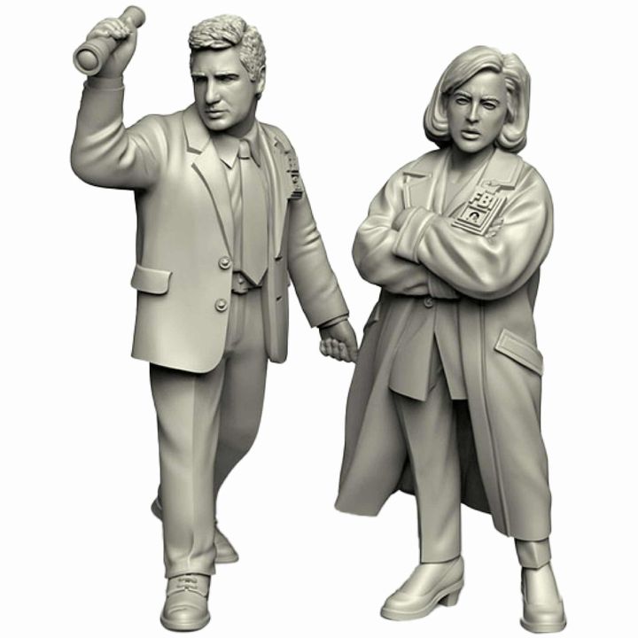 3D Printable Paranormal FBI Agent - Bundle by Karl Perrotton