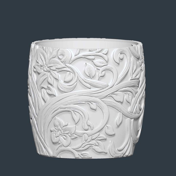 3D Printable Tree of Life Plant Pot with Drainage No Supports by ...