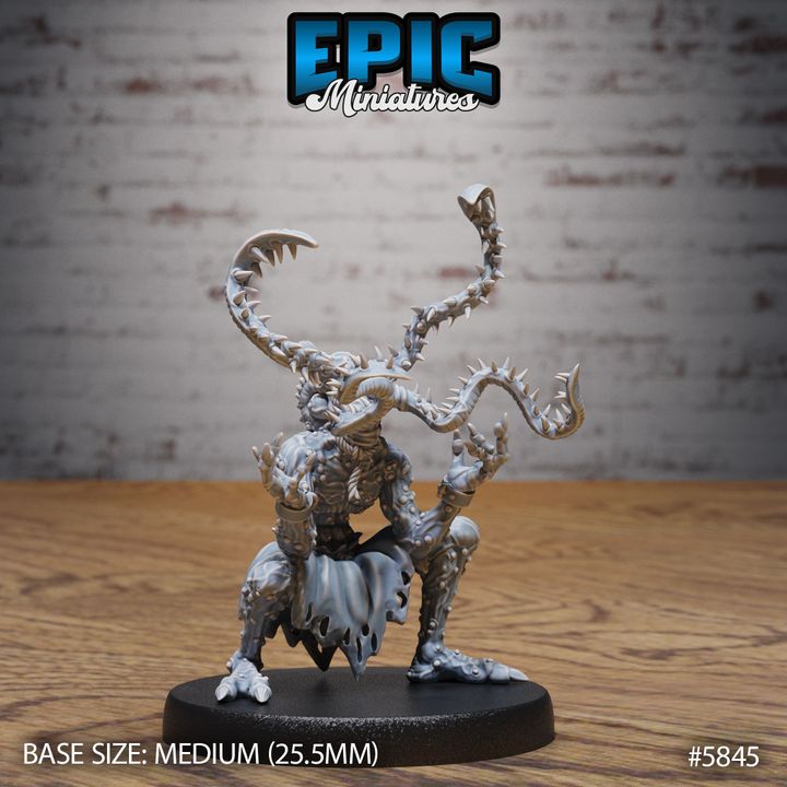 3D Printable Vampiric Mind Roar / Astral Flayer Creature / Psionic ...