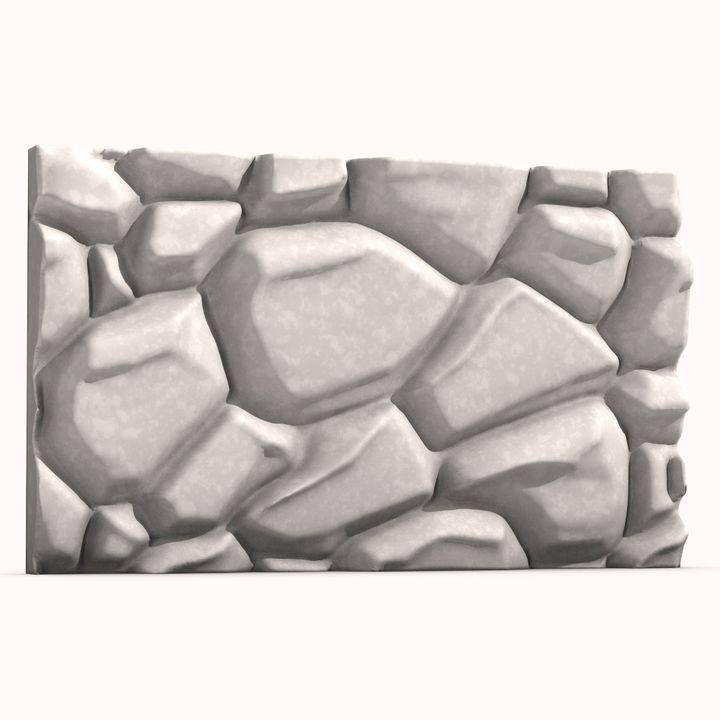 3D Printable Stone Wall 067 by 1xMerch