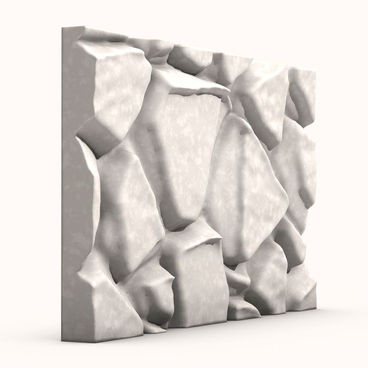 3D Printable Stone Wall 083 by 1xMerch
