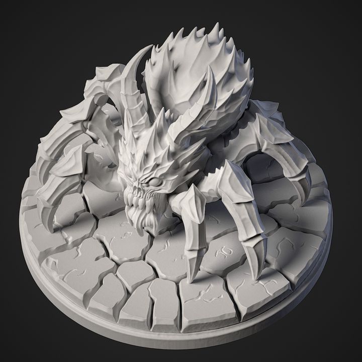 3D Printable Demonic Spider by Iron-Mesh-3D