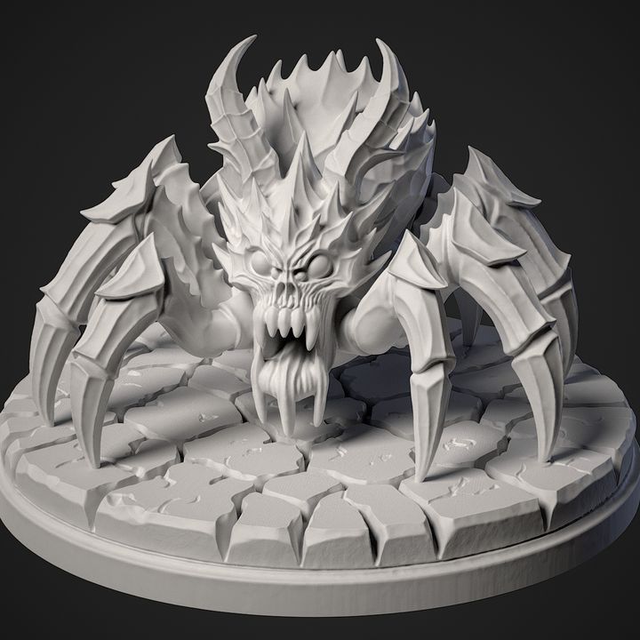 3D Printable Demonic Spider by Iron-Mesh-3D
