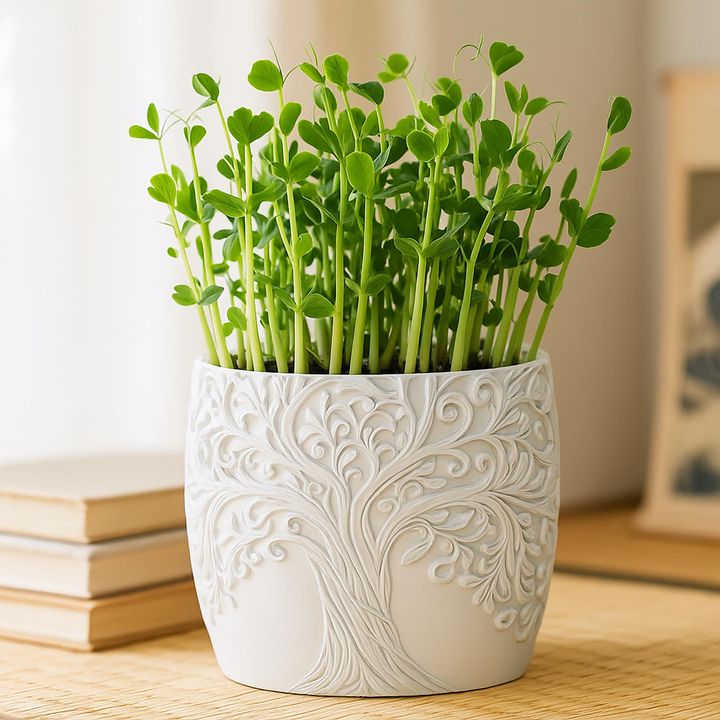 3D Printable Tree of life plant pot no supports with drainage by ...