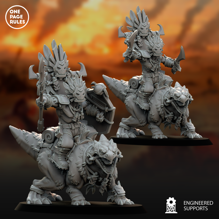3D Printable Berserker Leader on Combat Beast - Orc Marauders by One ...
