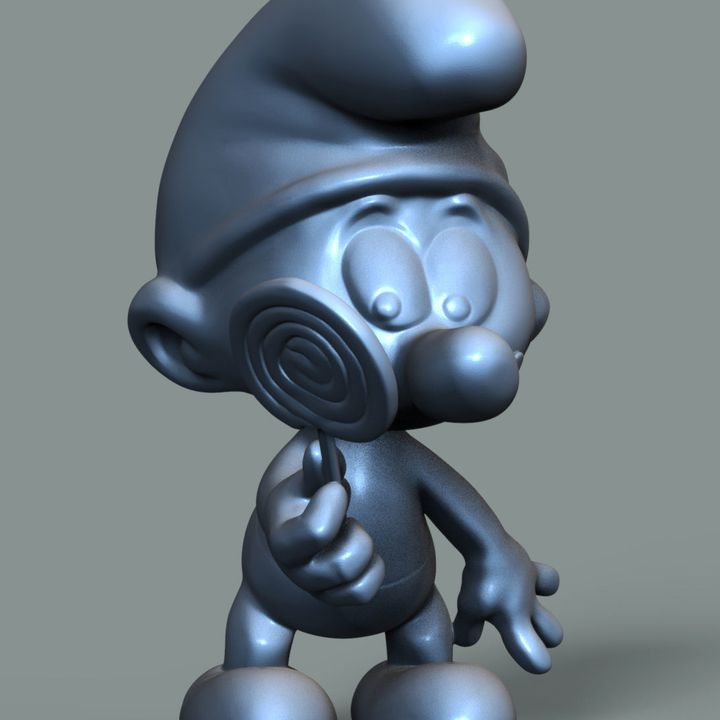 3D Printable Smurf by Alexander3dart