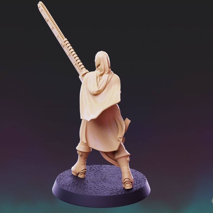 3D Printable Divine Order Deathmaiden - Pose 8 + Pinups by PSMiniatures